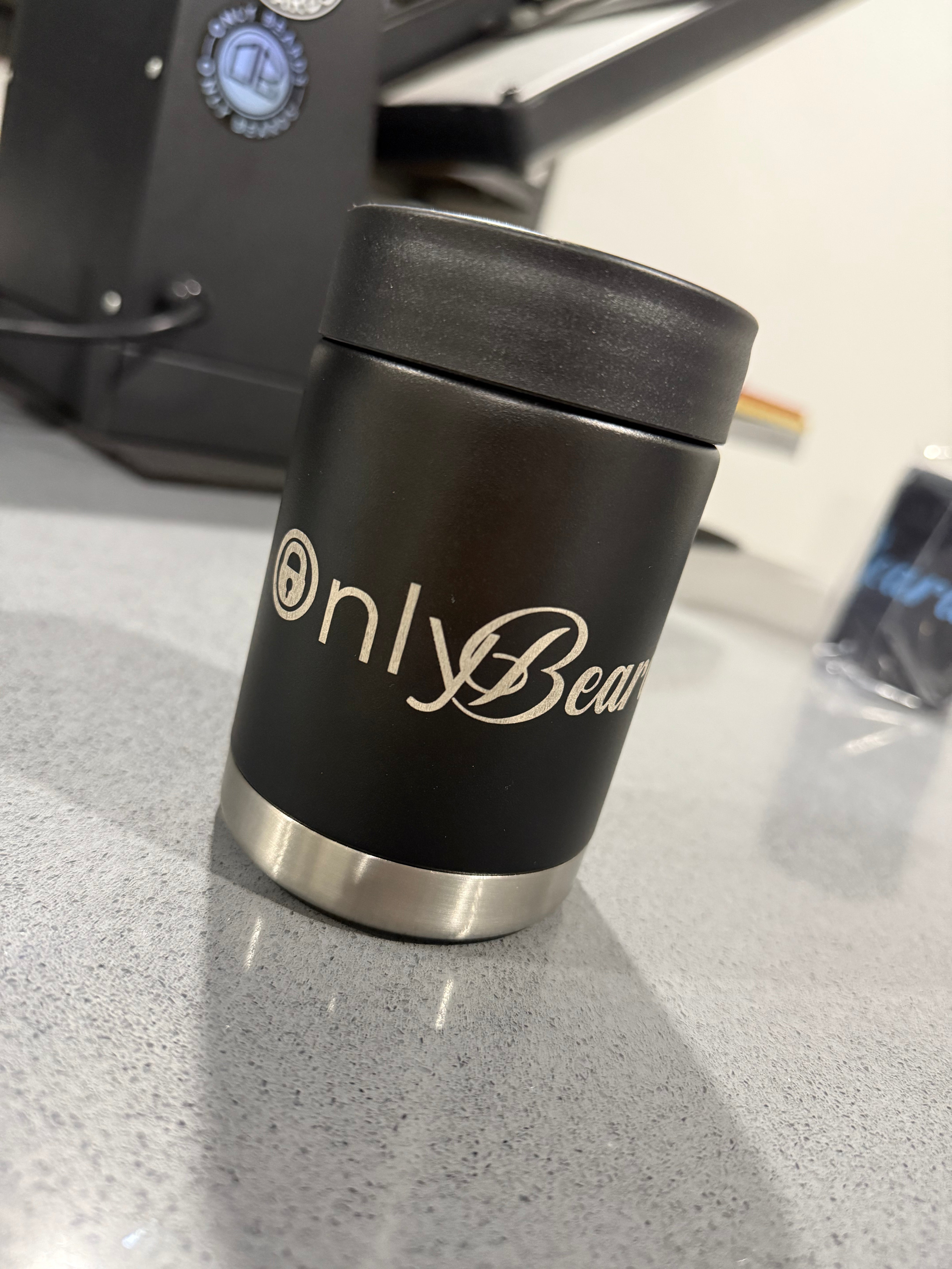 Double Wall Insulated Stubby Cooler – Only Beards Designs